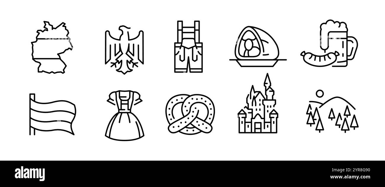 Germany cultural symbol Stock Vector Images - Alamy