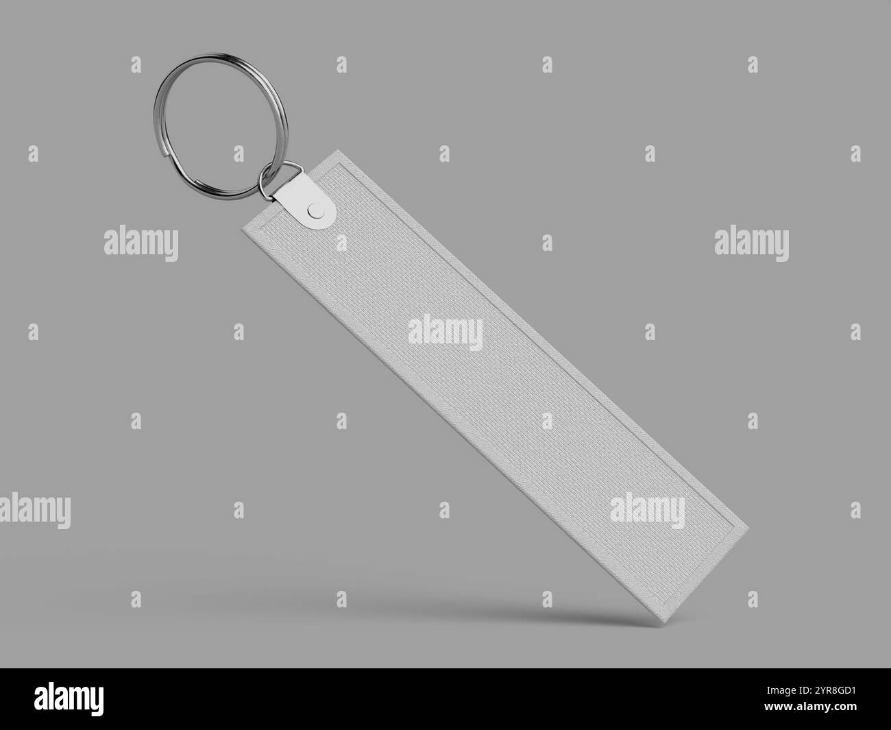 Empty Fabric Keychain 3D Render Mockup Stock Photo - Alamy