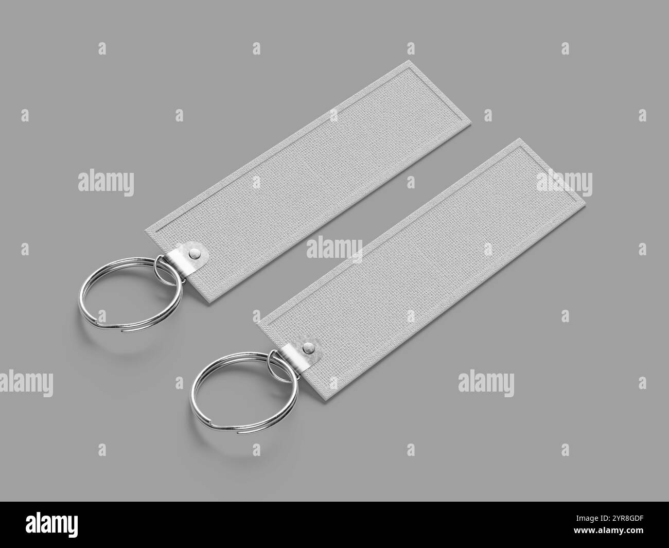 High Level Two Fabric Keychains 3D Mockup Stock Photo - Alamy