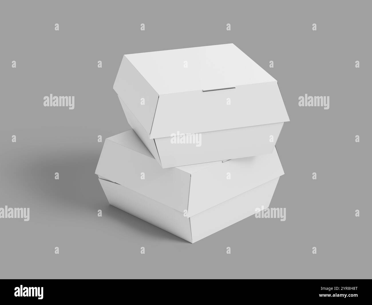 3d burger packaging Black and White Stock Photos & Images - Alamy