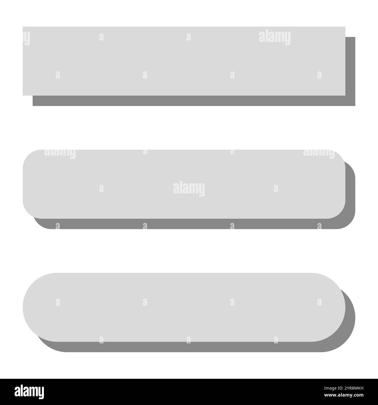 Horizontal bar icon. Geometric black lines. Vector stack symbol. Simple ...