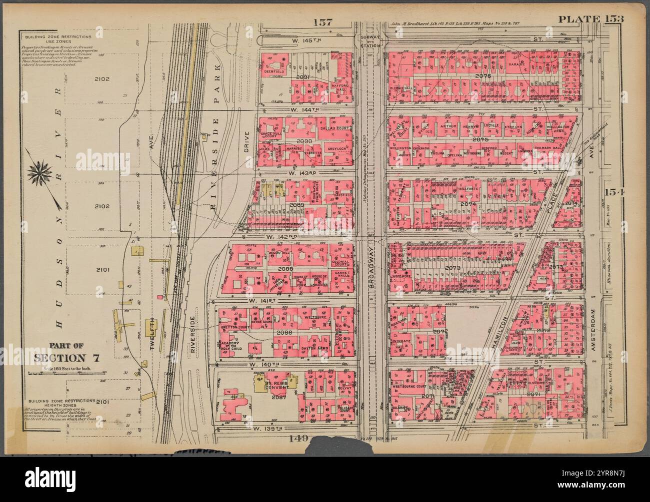 Bounded by W. 145th Street, Amsterdam Avenue, W. 139th Street and ...