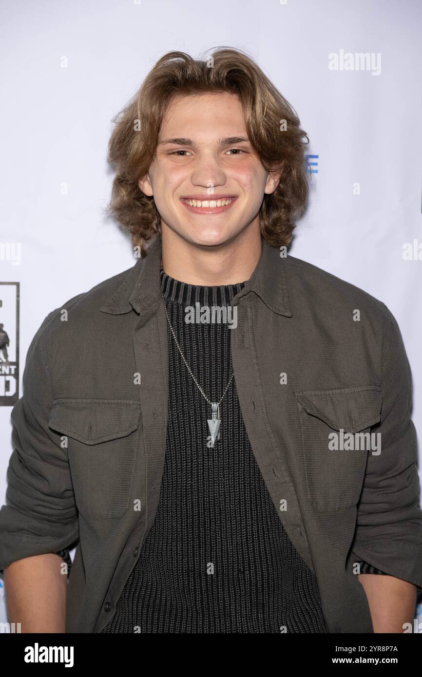 Los Angeles, USA. 02nd Dec, 2024. Actor Mason McNulty attends Trick ...