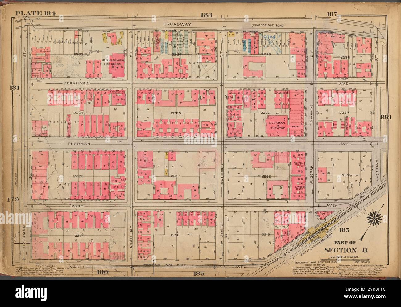 Broadway y dyckman street hi-res stock photography and images - Alamy