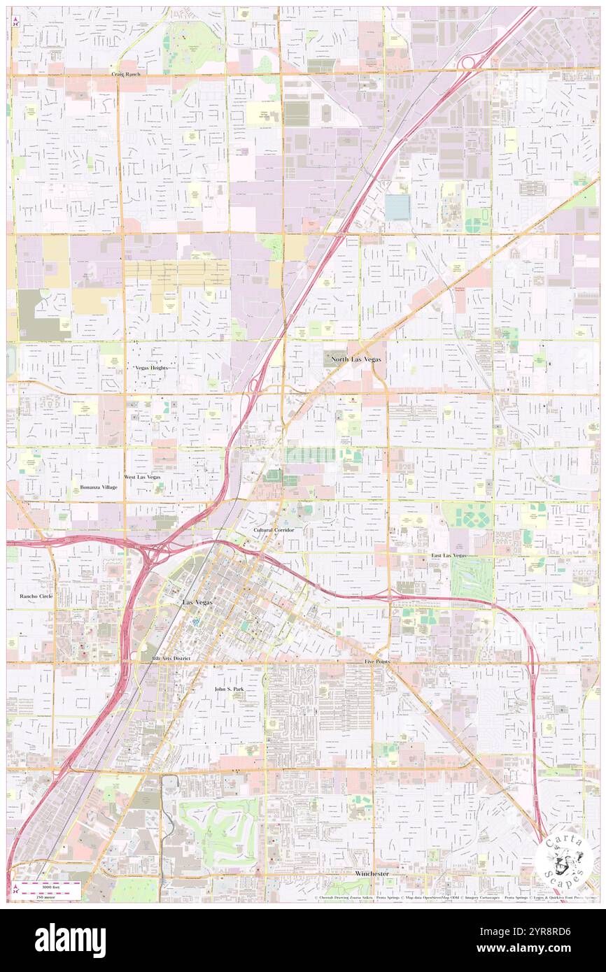 Las Vegas Colony Indian Reservation (historical), Clark County, US ...