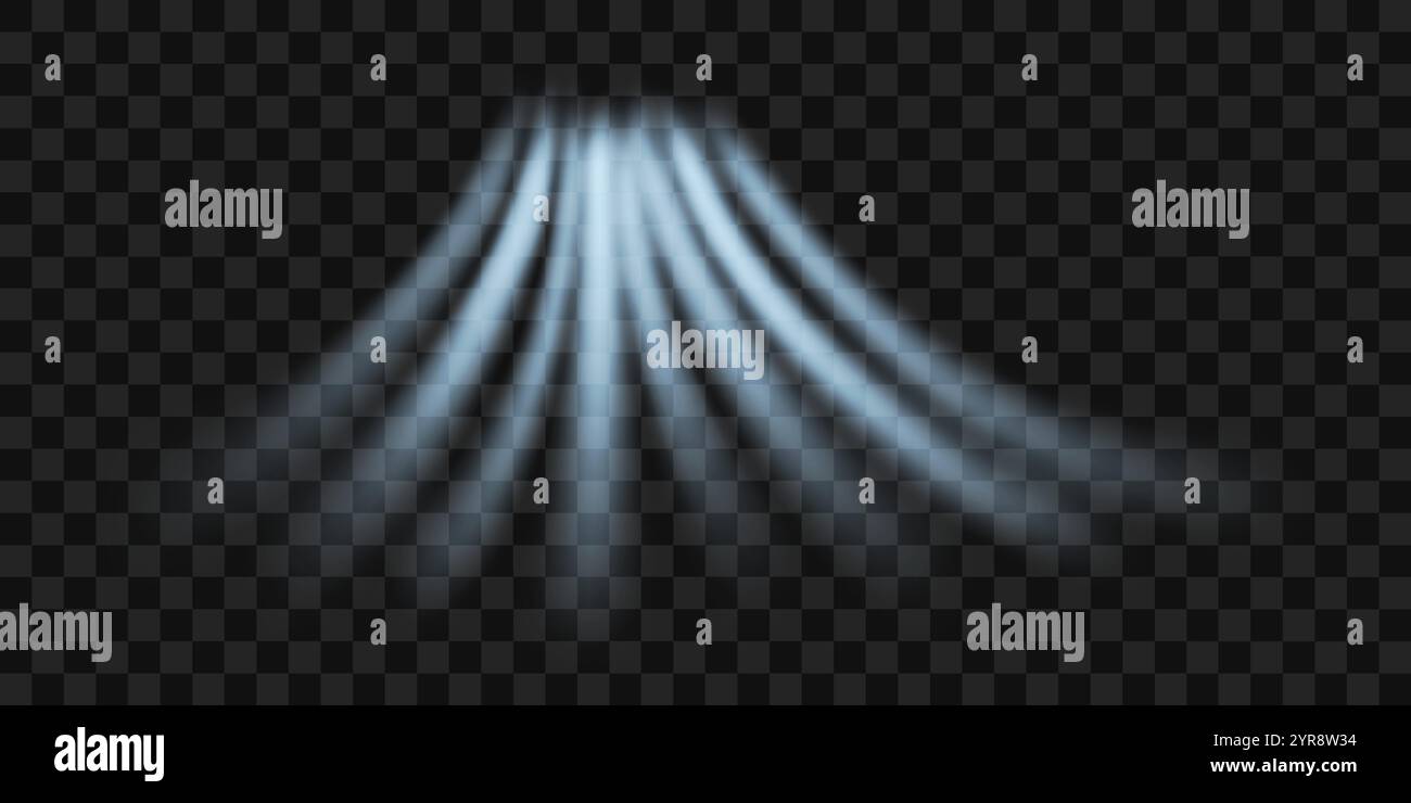 Cold flow from the air conditioner. Snowy frosty whirlwind. Realistic ...