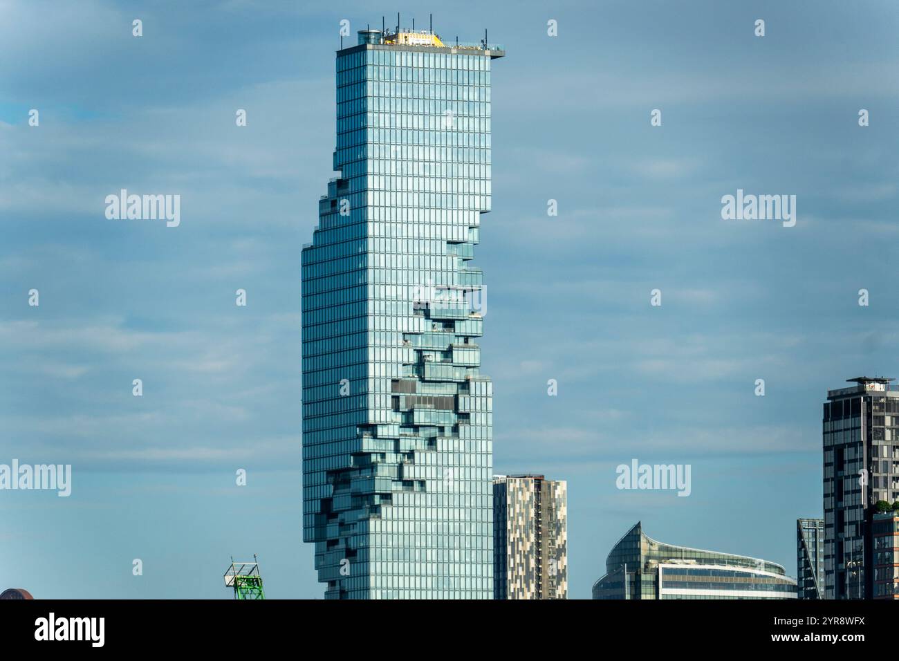 Modern architectural marvel towers over Bangkok skyline with unique ...