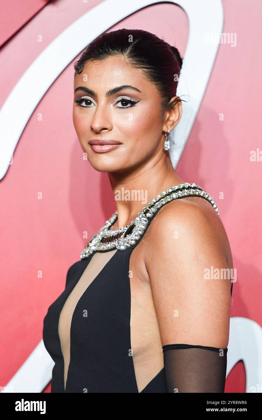 London, UK. 02nd Dec, 2024. Simran Randhawa attending The Fashion Awards 2024 Presented by ...