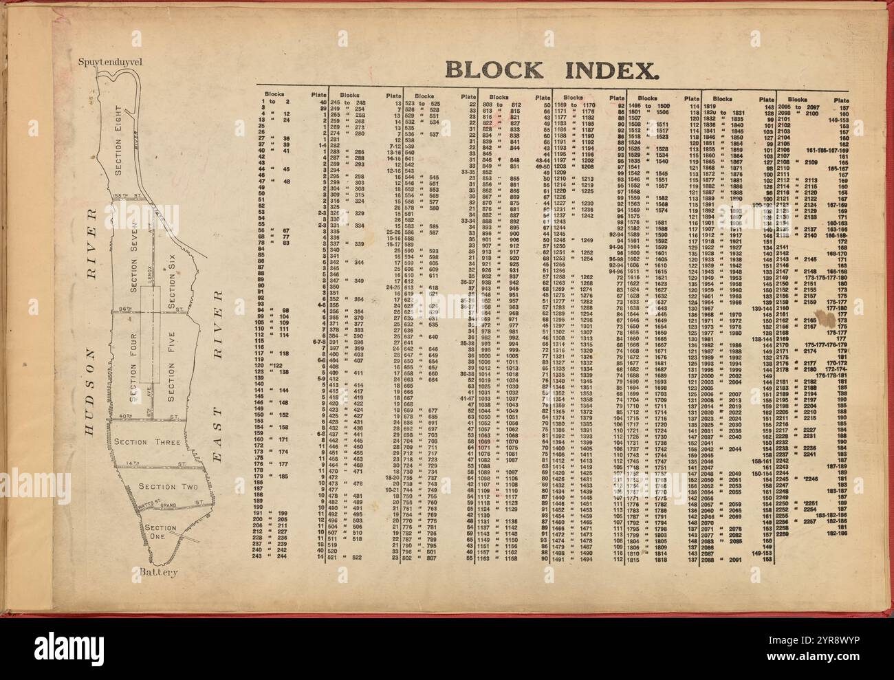 City block maps hi-res stock photography and images - Alamy
