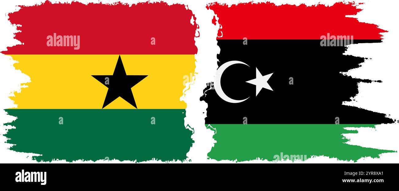 Libya ghana flag hi-res stock photography and images - Alamy