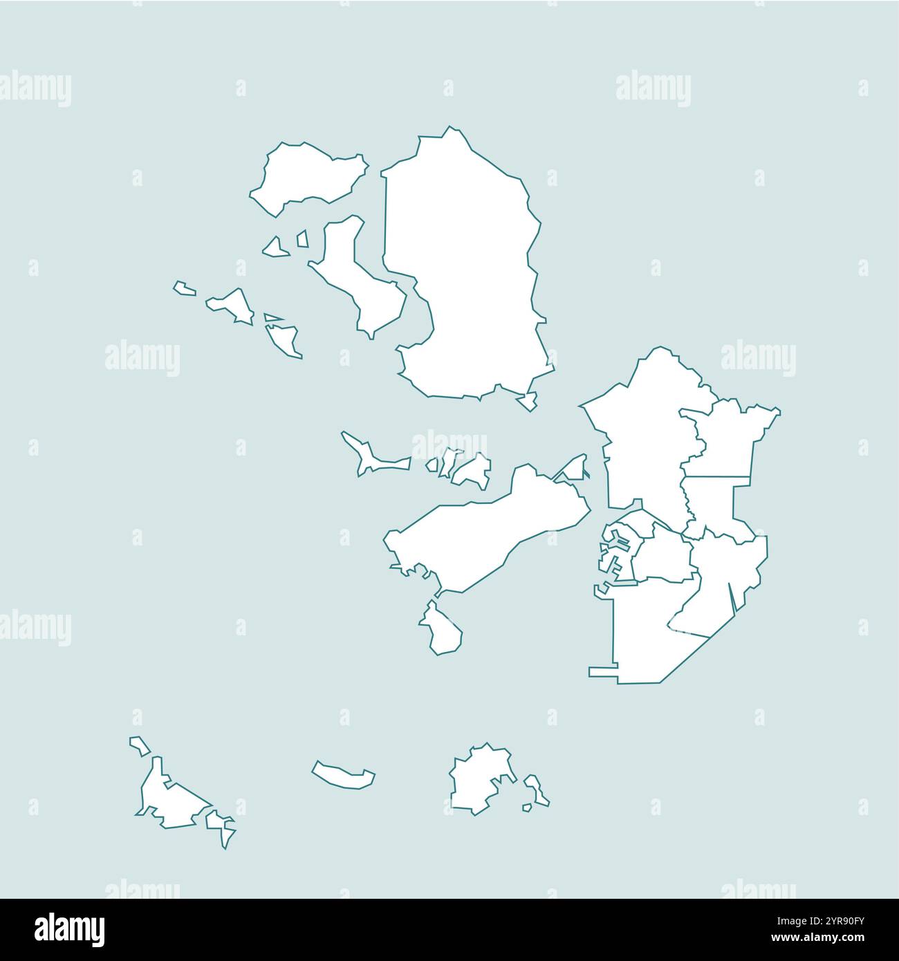 Incheon map hi-res stock photography and images - Alamy