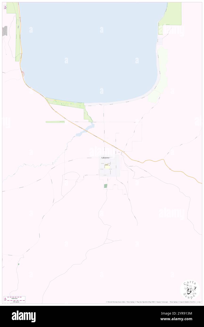 Map of laketown hi-res stock photography and images - Alamy