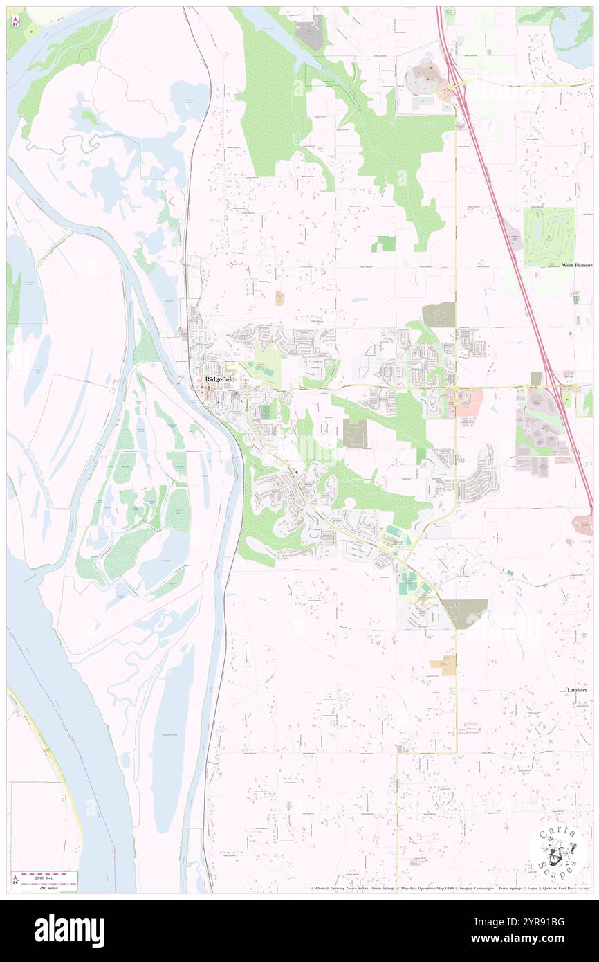 City of Ridgefield, Clark County, US, United States, Washington, N 45 ...