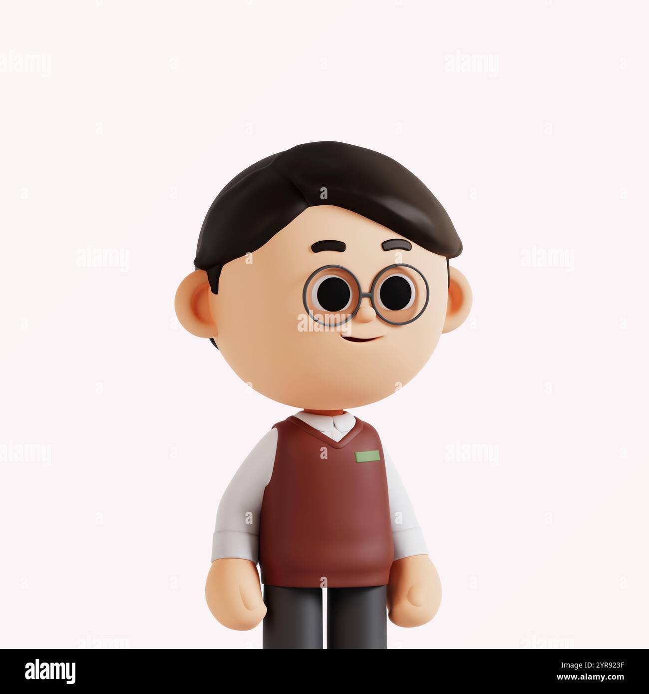 Character school student icon hi-res stock photography and images - Alamy