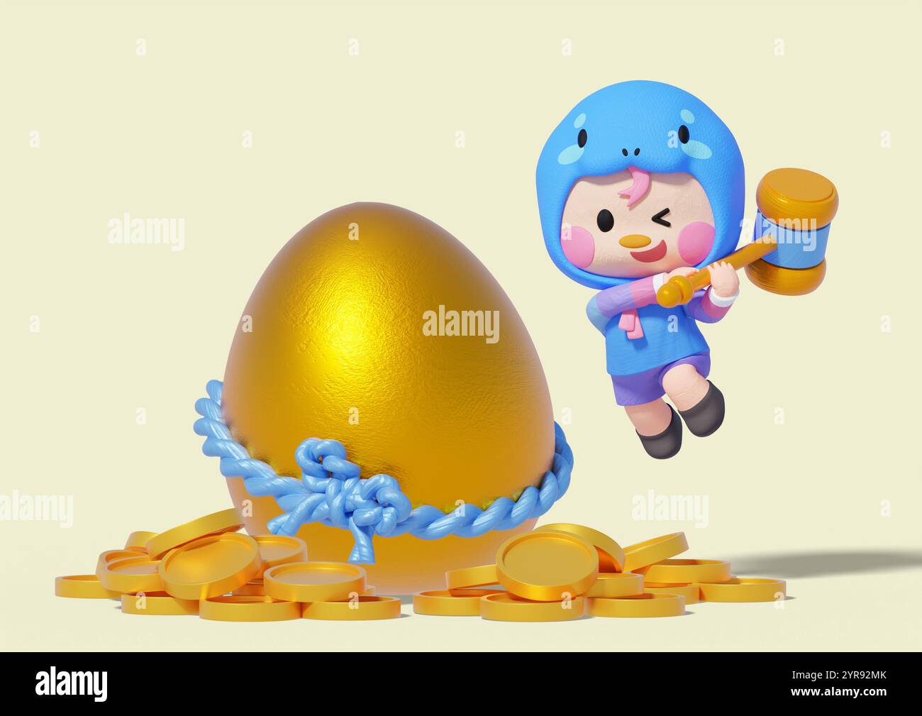 Boy breaking an egg hi-res stock photography and images - Alamy