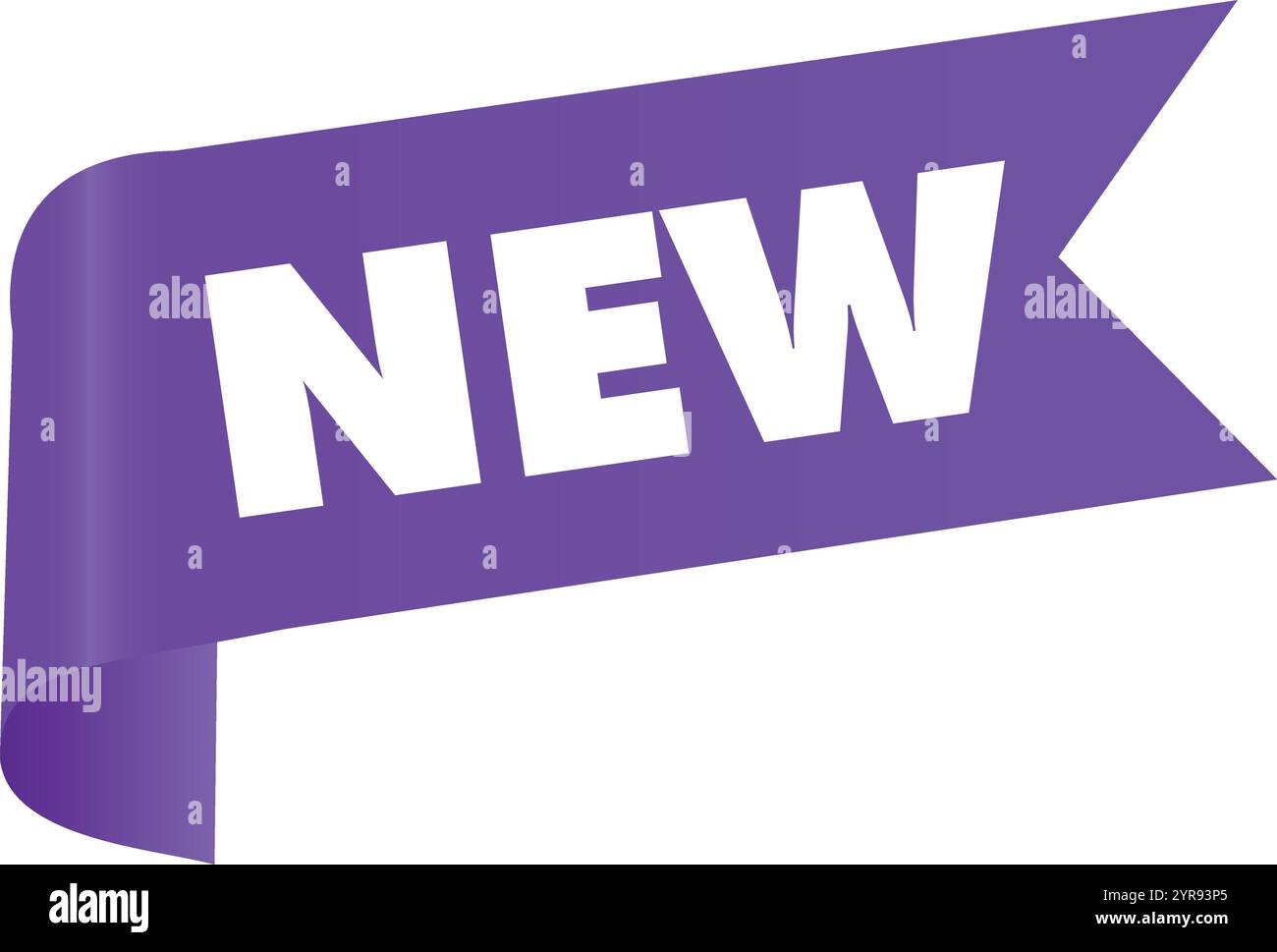 New ribbon purple sign modern Stock Vector Image & Art - Alamy