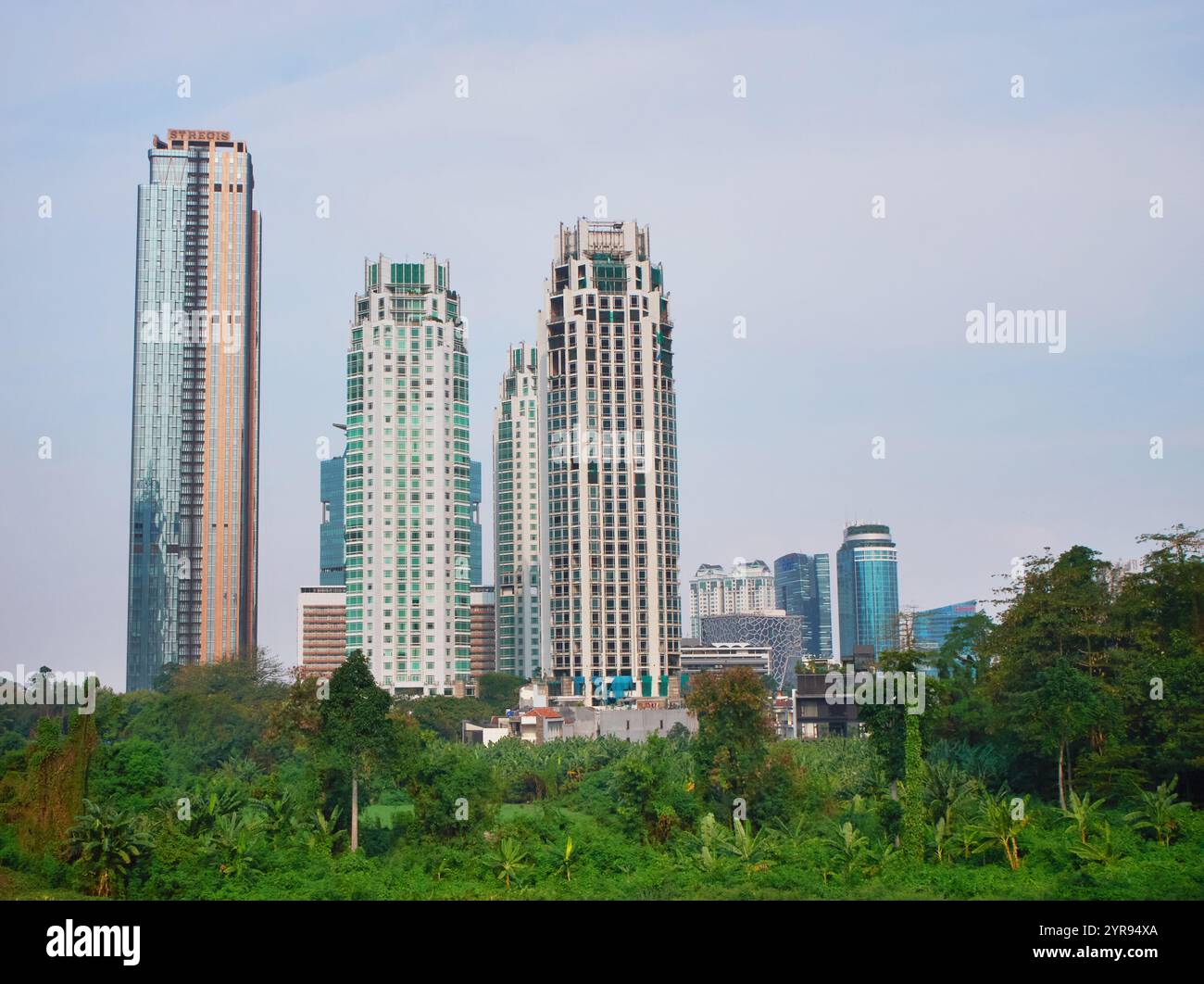Skyscrapers modern buildings in jakarta hi-res stock photography and ...
