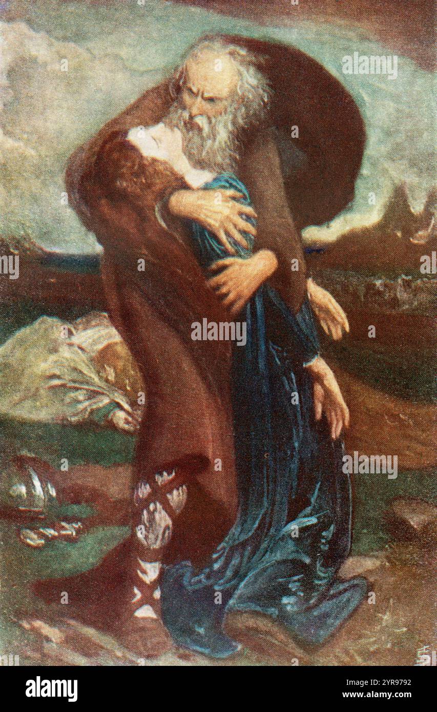 King lear illustration hi-res stock photography and images - Alamy