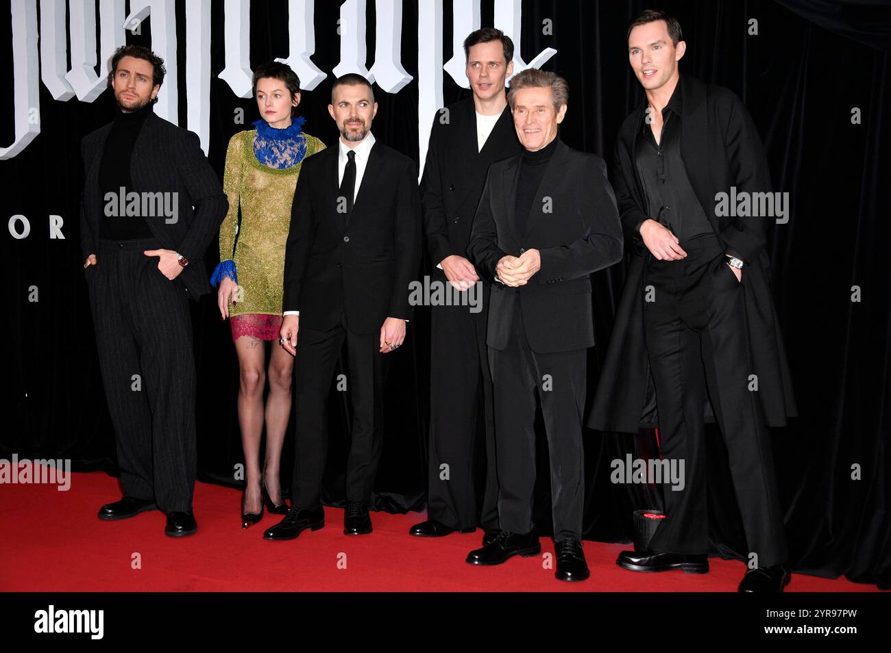 Aaron Taylor-Johnson, Emma Corrin, Robert Eggers, Bill Skarsgard ...