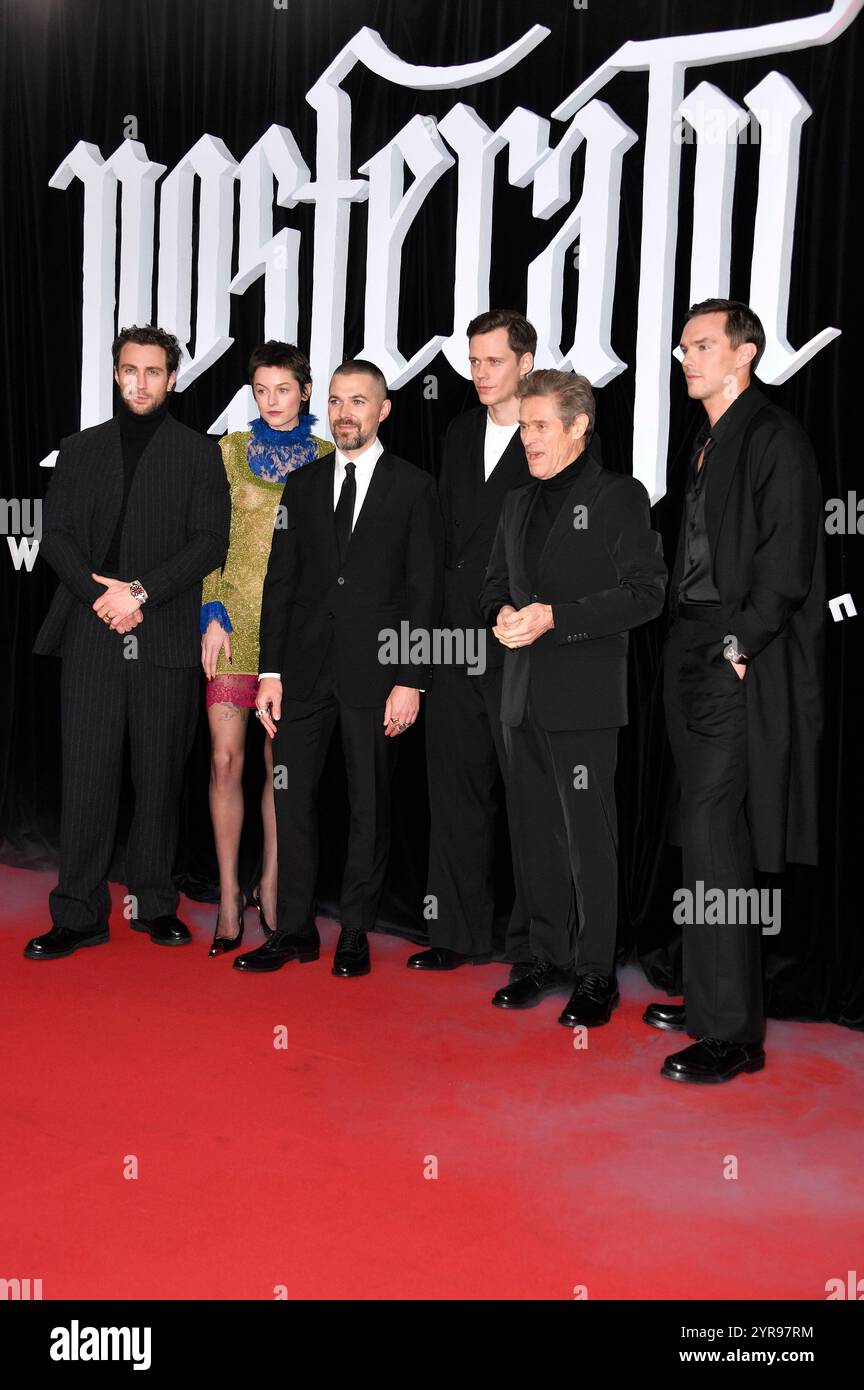 Aaron Taylor-Johnson, Emma Corrin, Robert Eggers, Bill Skarsgard ...