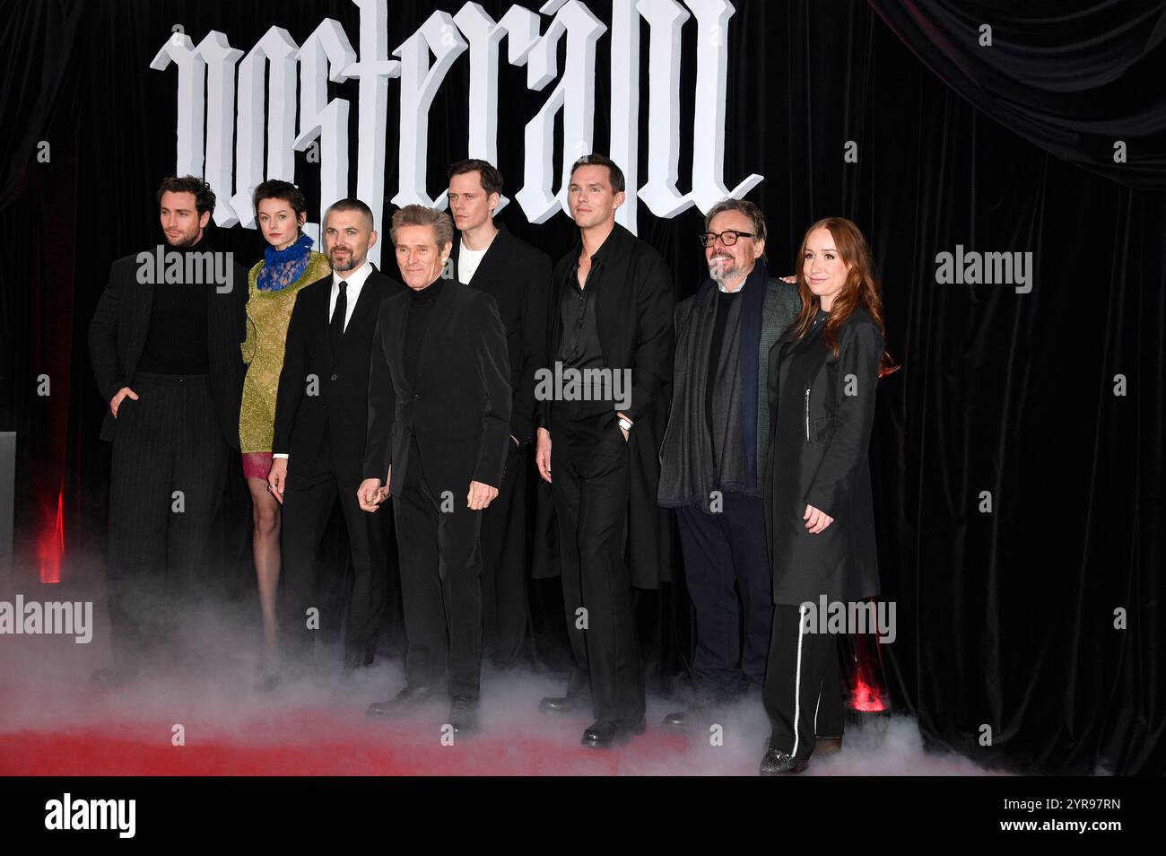 Aaron Taylor-Johnson, Emma Corrin, Robert Eggers, Willem Dafoe, Bill ...