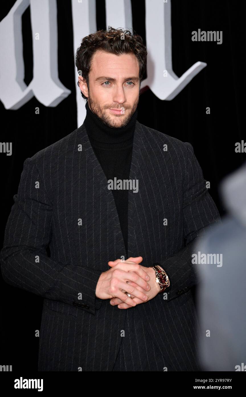 Aaron Taylor-Johnson bei der Premiere des Kinofilms 'Nosferatu - Der ...