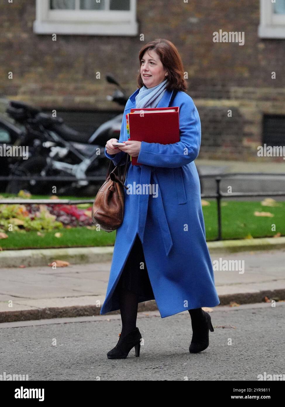 Leader of the House of Commons Lucy Powell arrives in Downing Street ...