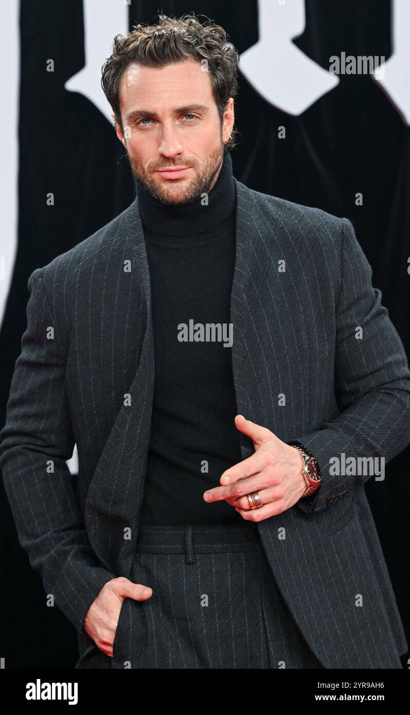Berlin, Germany. 02nd Dec, 2024. Actor Aaron Taylor-Johnson attends the ...