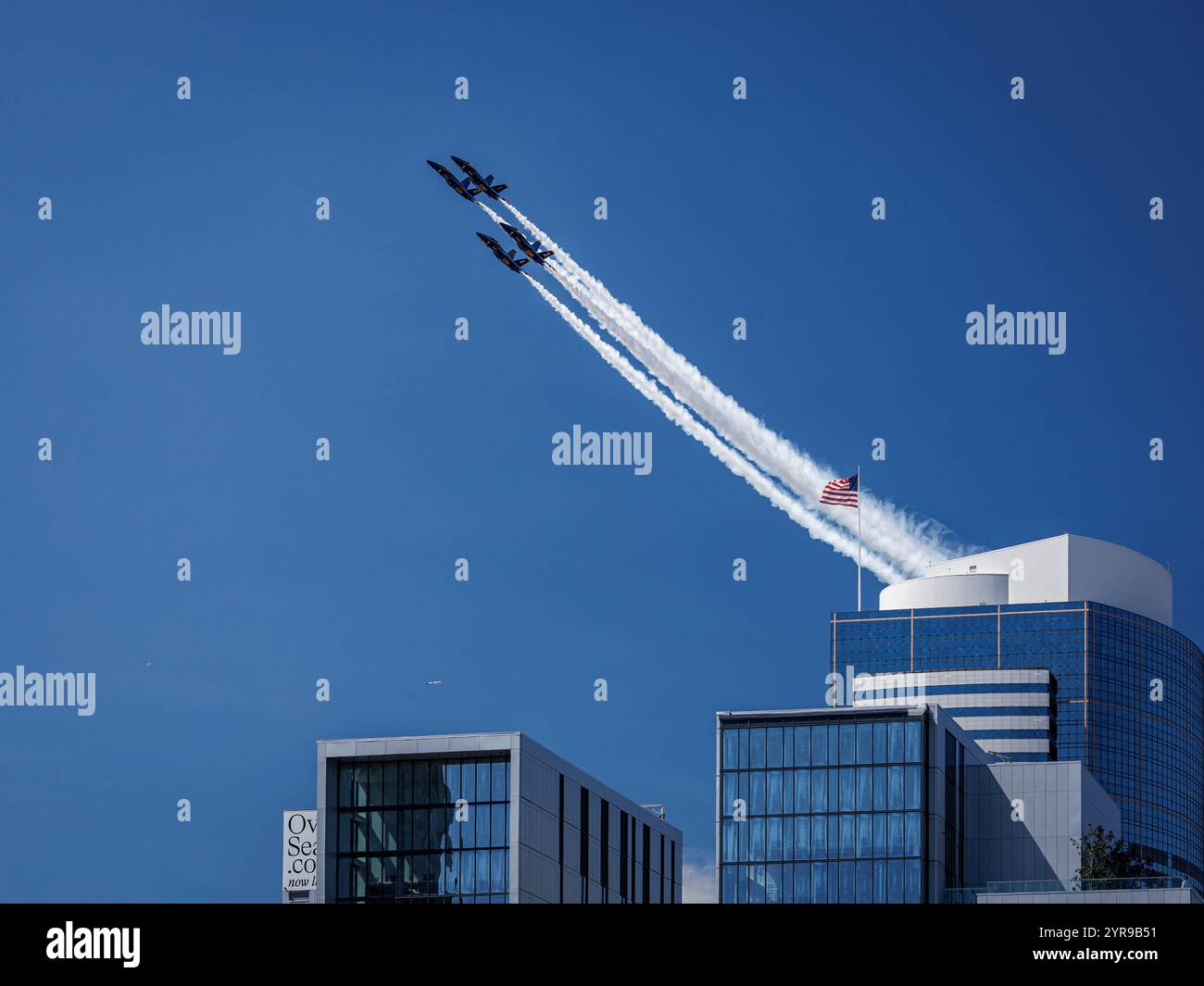 Blue Angels performing in Seattle during Seafair on 8/3/2024 Stock ...