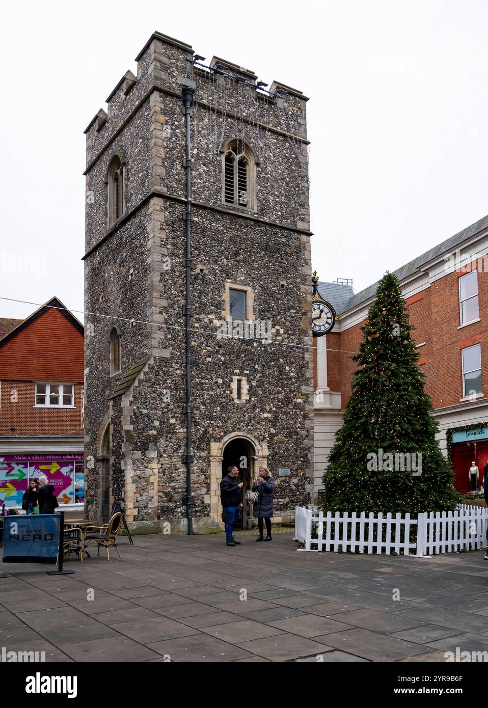 Christmas tree st georges tower hi-res stock photography and images - Alamy