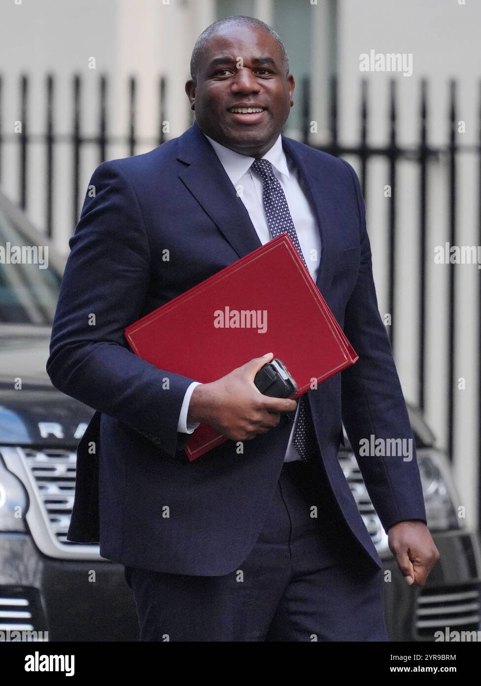 Foreign Secretary David Lammy arrives in Downing Street, London, for a ...