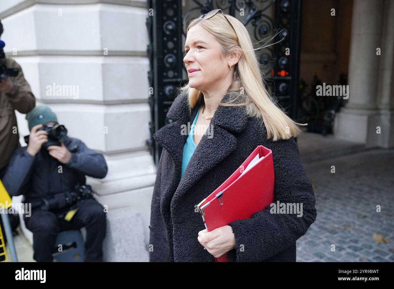 Minister without Portfolio and Party Chair Ellie Reeves arrives in ...