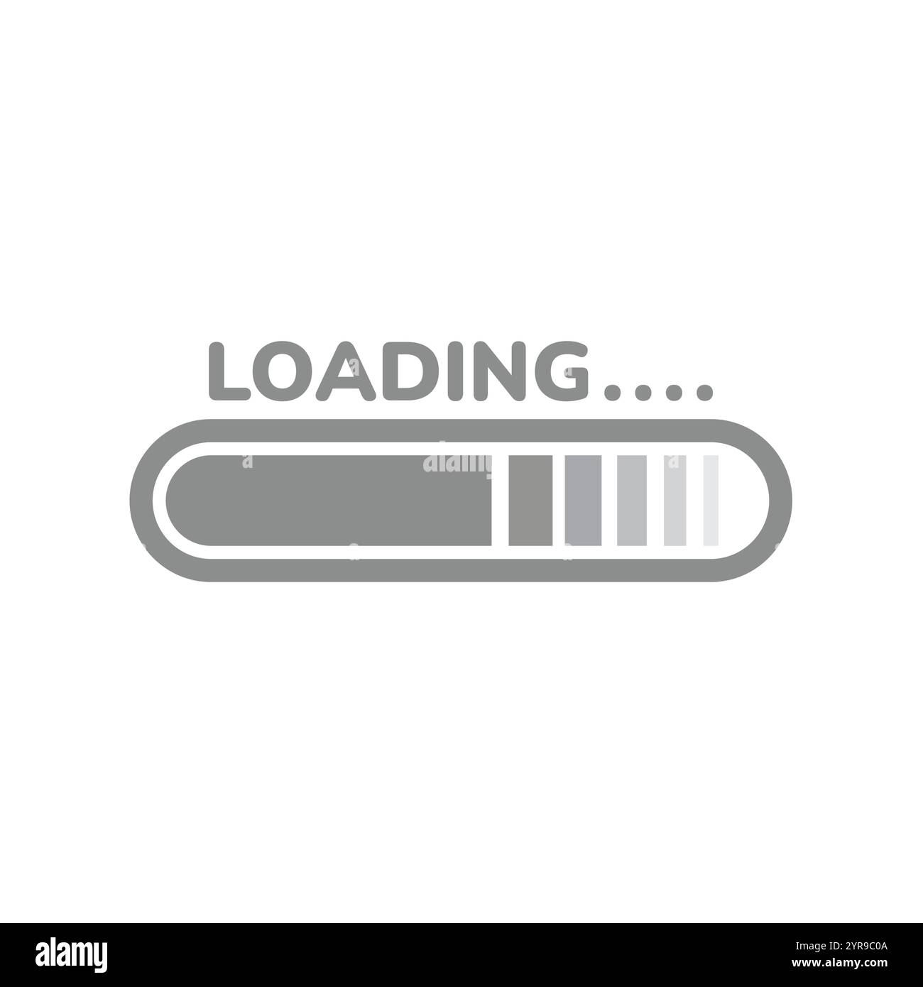 Loading Bar Vector Icon Loading Webpage Or Website Progress Stock Vector Image And Art Alamy
