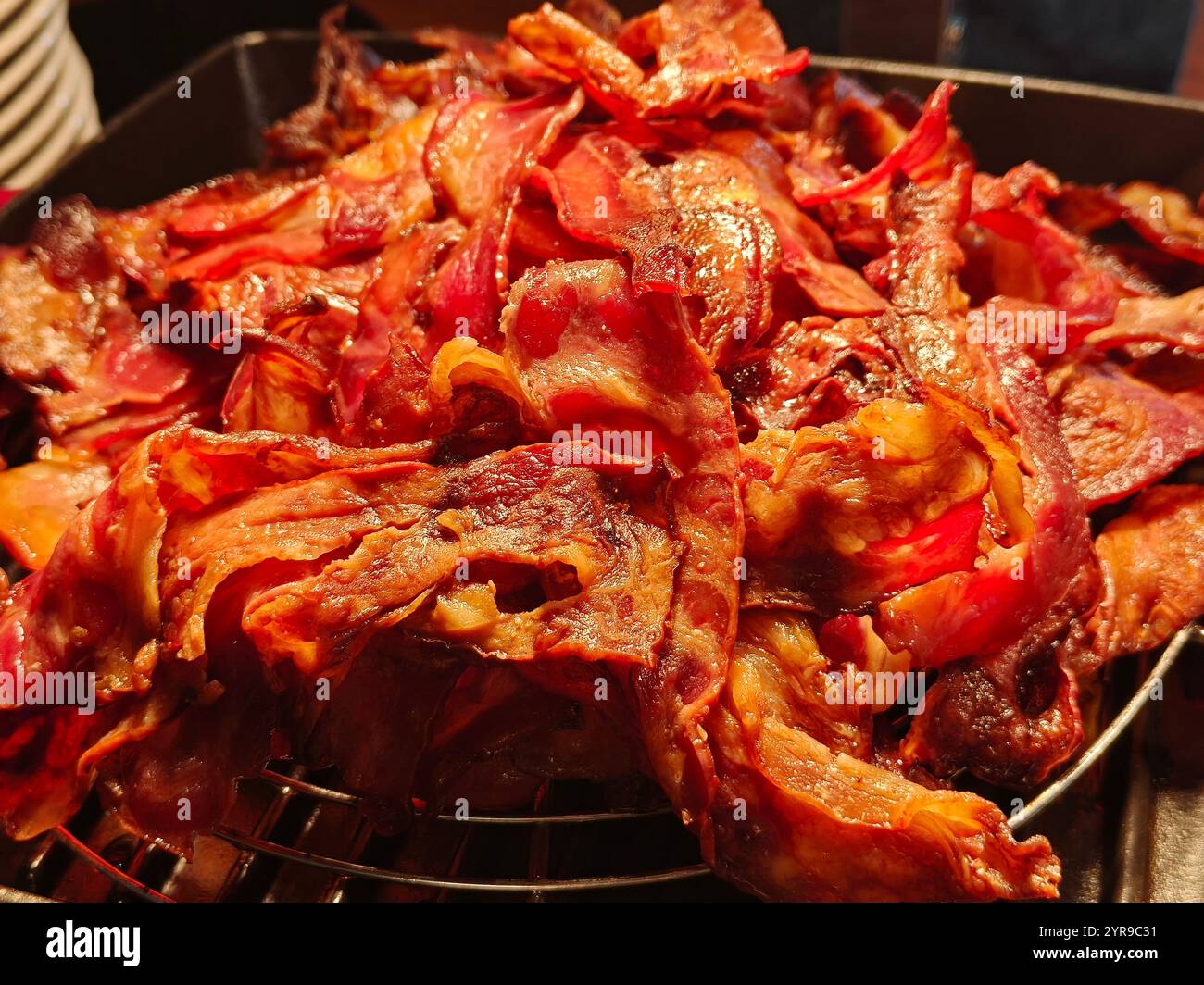 Bacon, Breakfast Buffet Concept, Breakfast Time in Luxury Hotel, Brunch ...