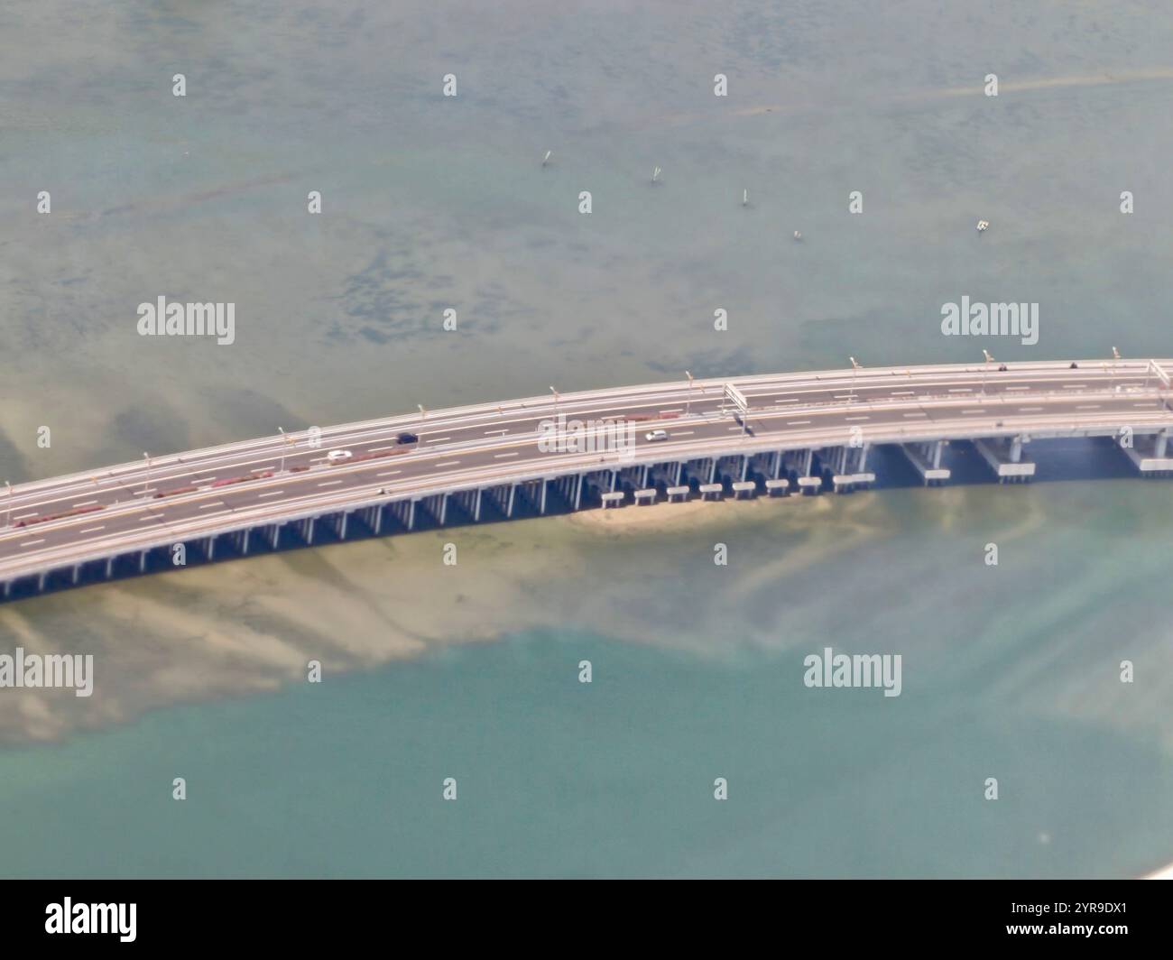 Bali Mandara Toll Road. Aerial view. Bali island, Indonesia Stock Photo ...