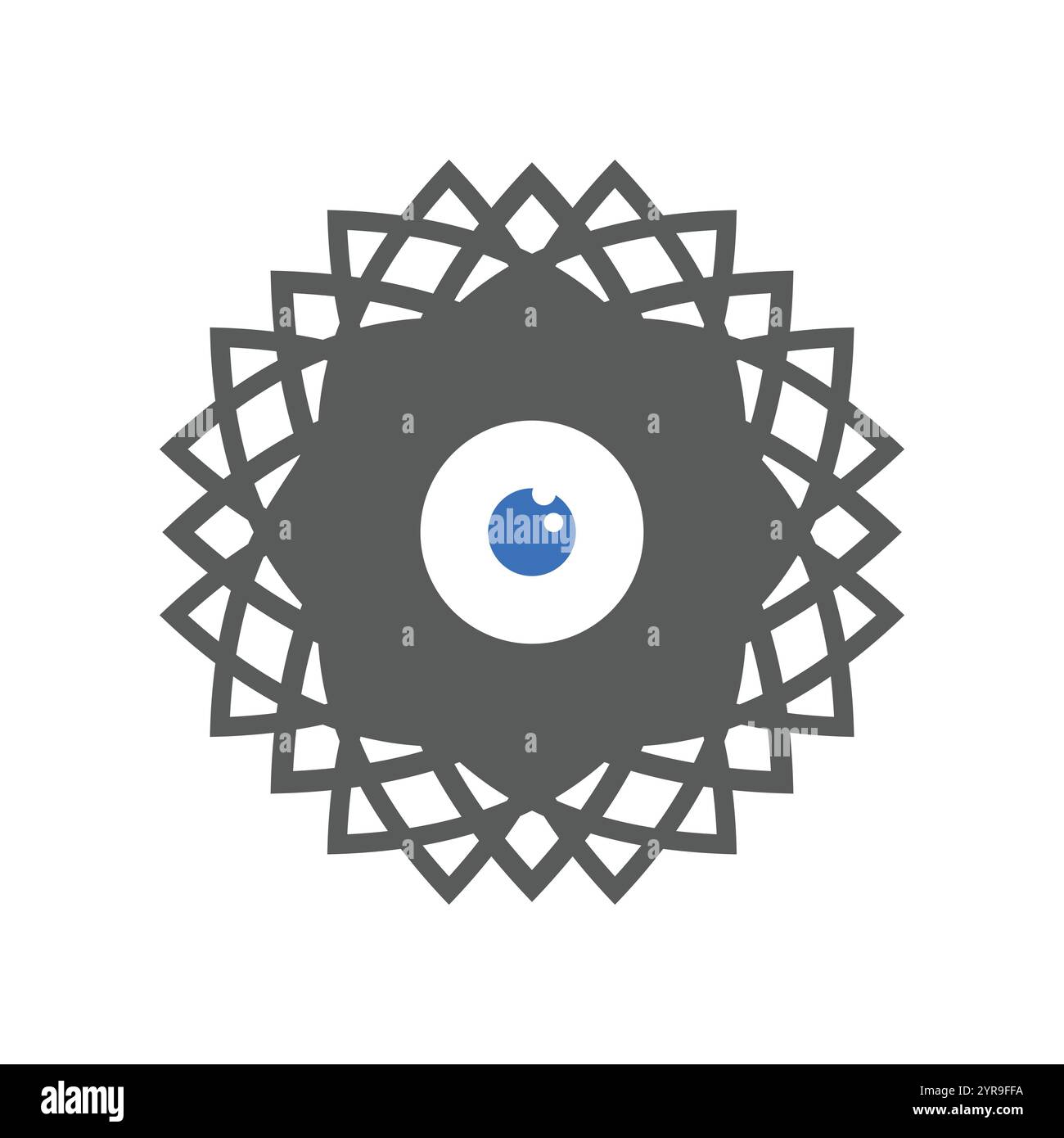 abstract eye icon logo design template Stock Vector Image & Art - Alamy