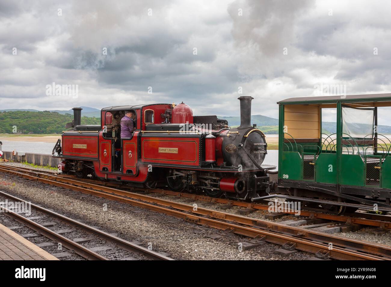 Double Fairlie "David Lloyd George", built in 1992, waiting to haul a ...