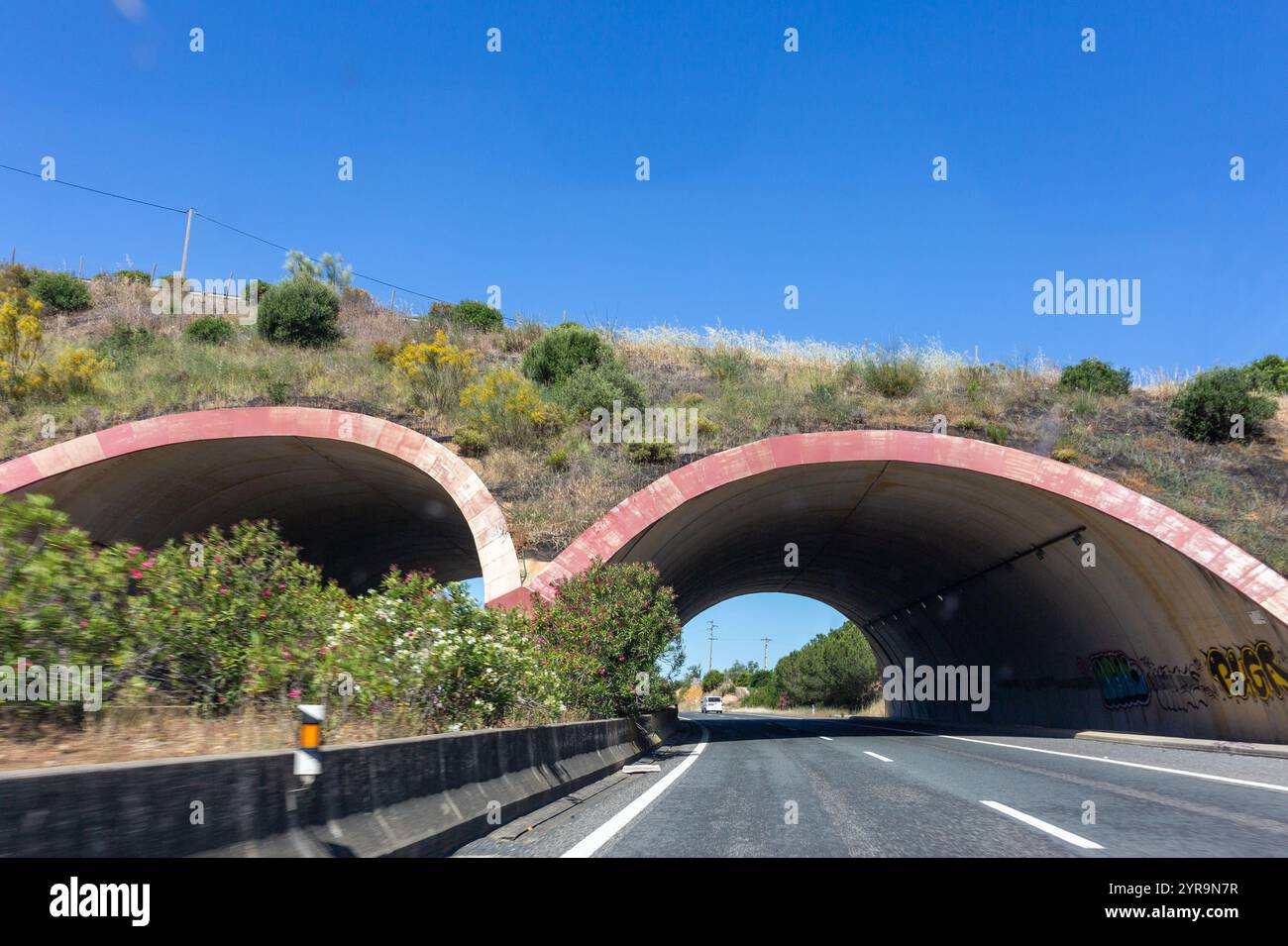 Road and Motorway signs in Portugal Stock Photo - Alamy