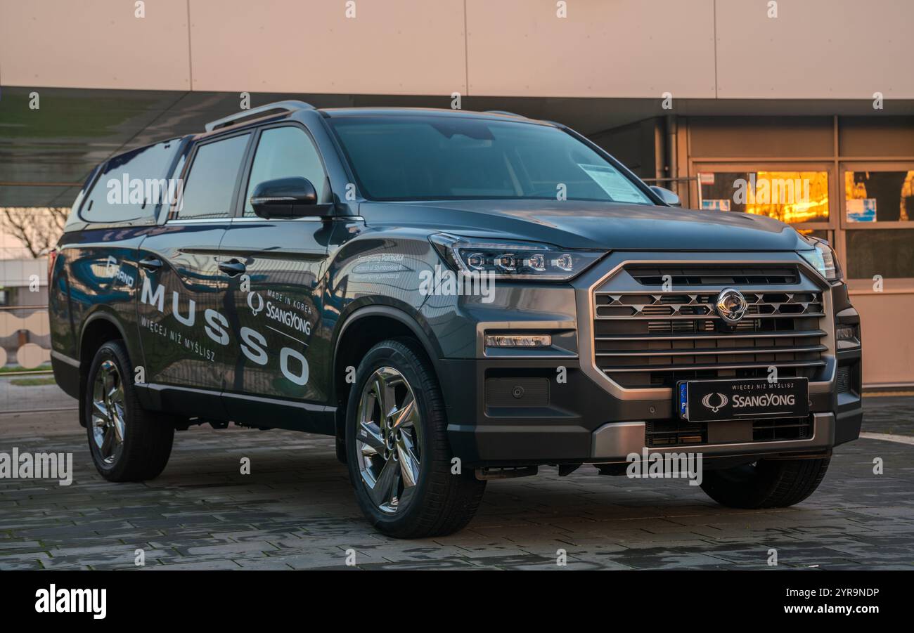 New SsangYong Musso Grand 2024 Terrain car on frame Stock Photo - Alamy