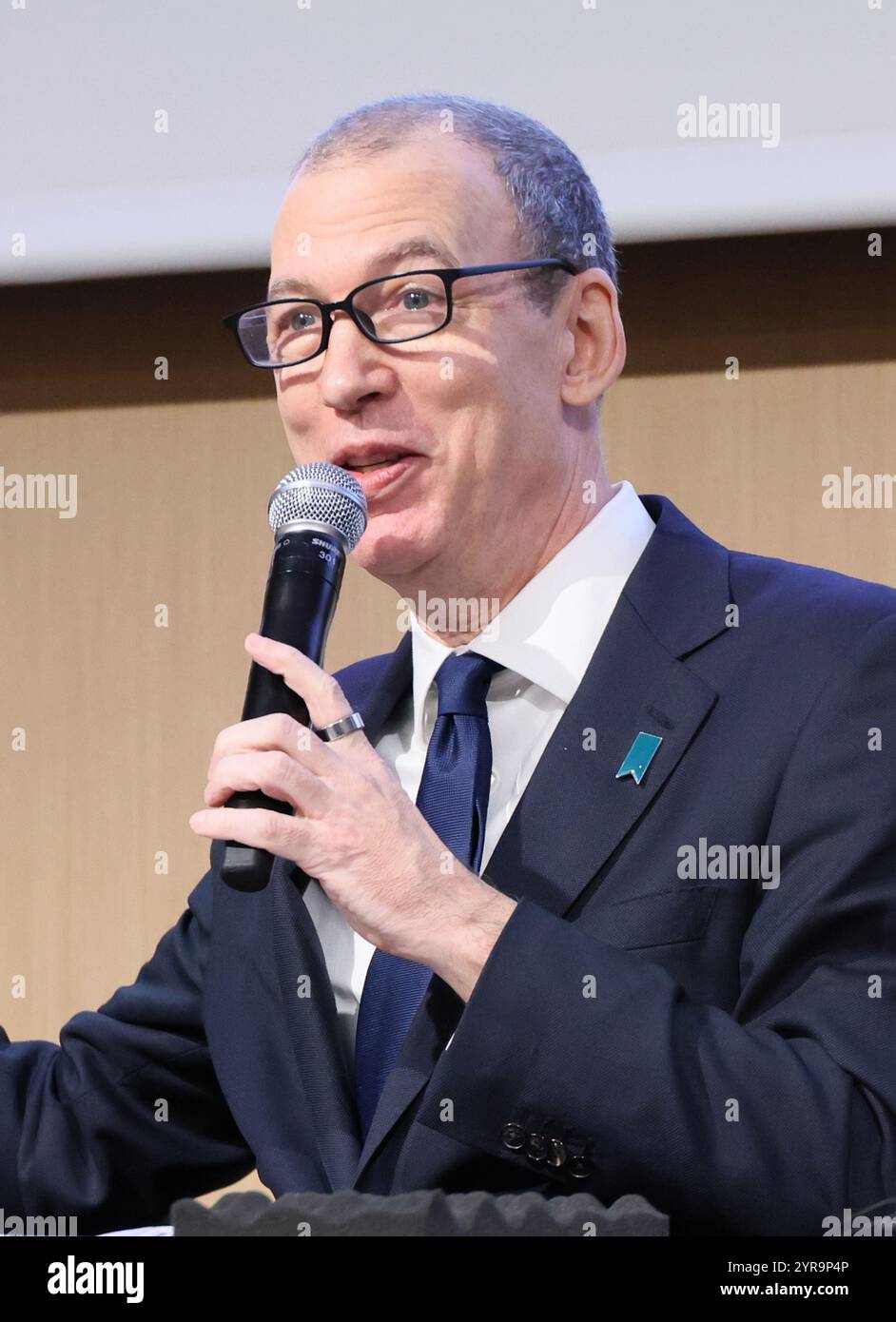 December 3, 2024, Tokyo, Japan - Japan Display Inc (JDI) chairman and ...