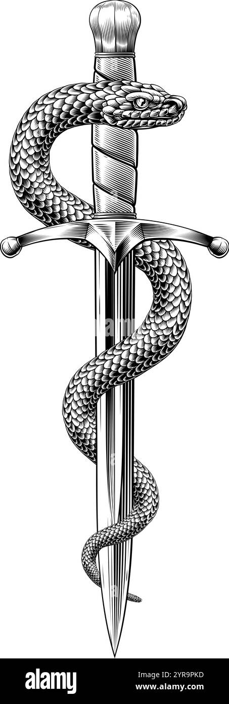 Dagger snake cut hi-res stock photography and images - Alamy