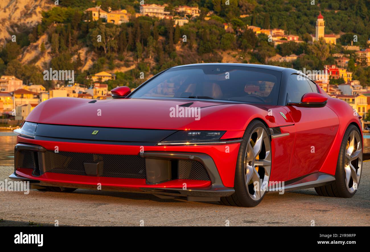 Ferrari 12 Cilindri: The new flagship from Maranello Stock Photo - Alamy