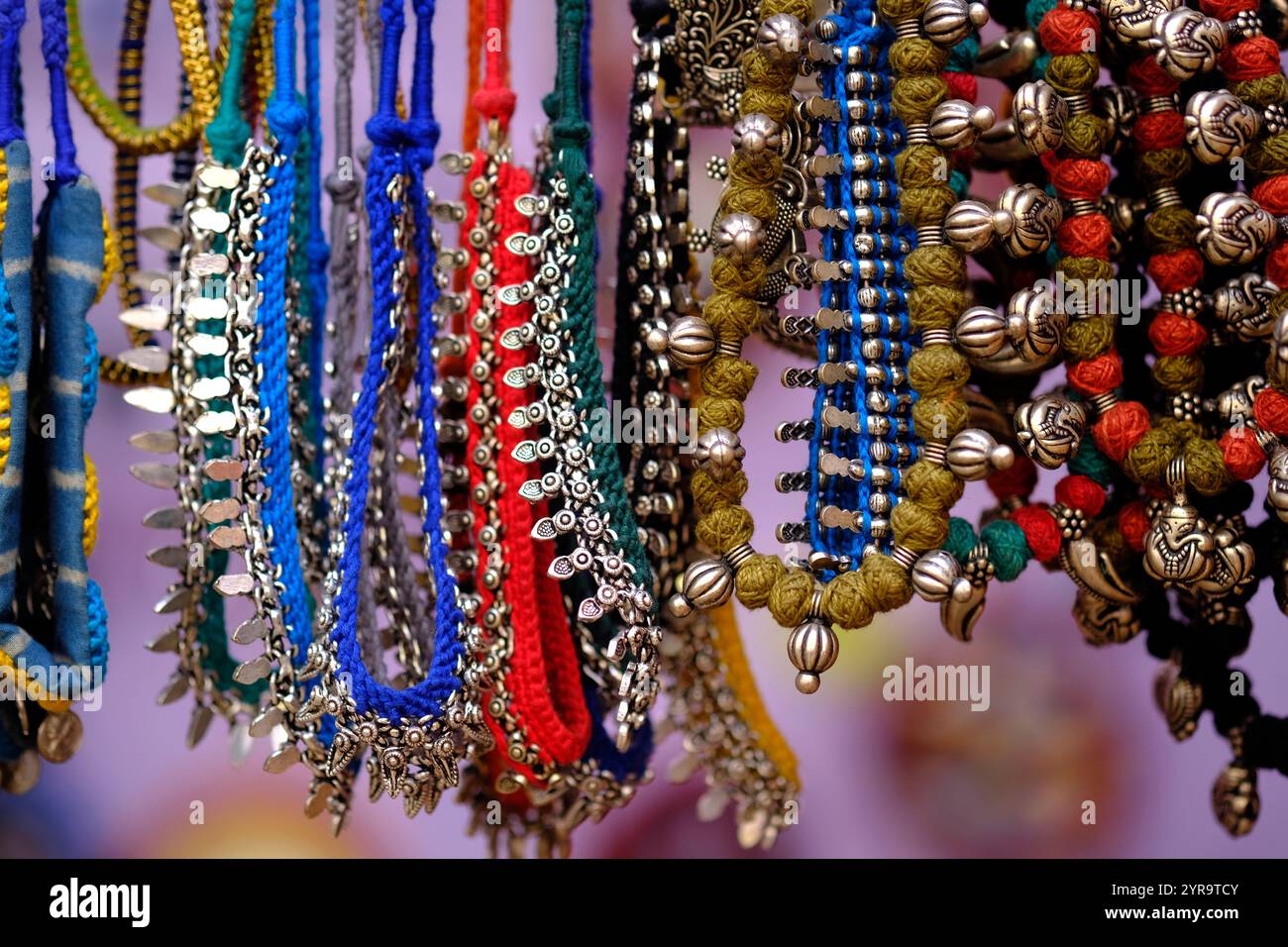 Colorful works of handicraft, home decor items for sale during ...