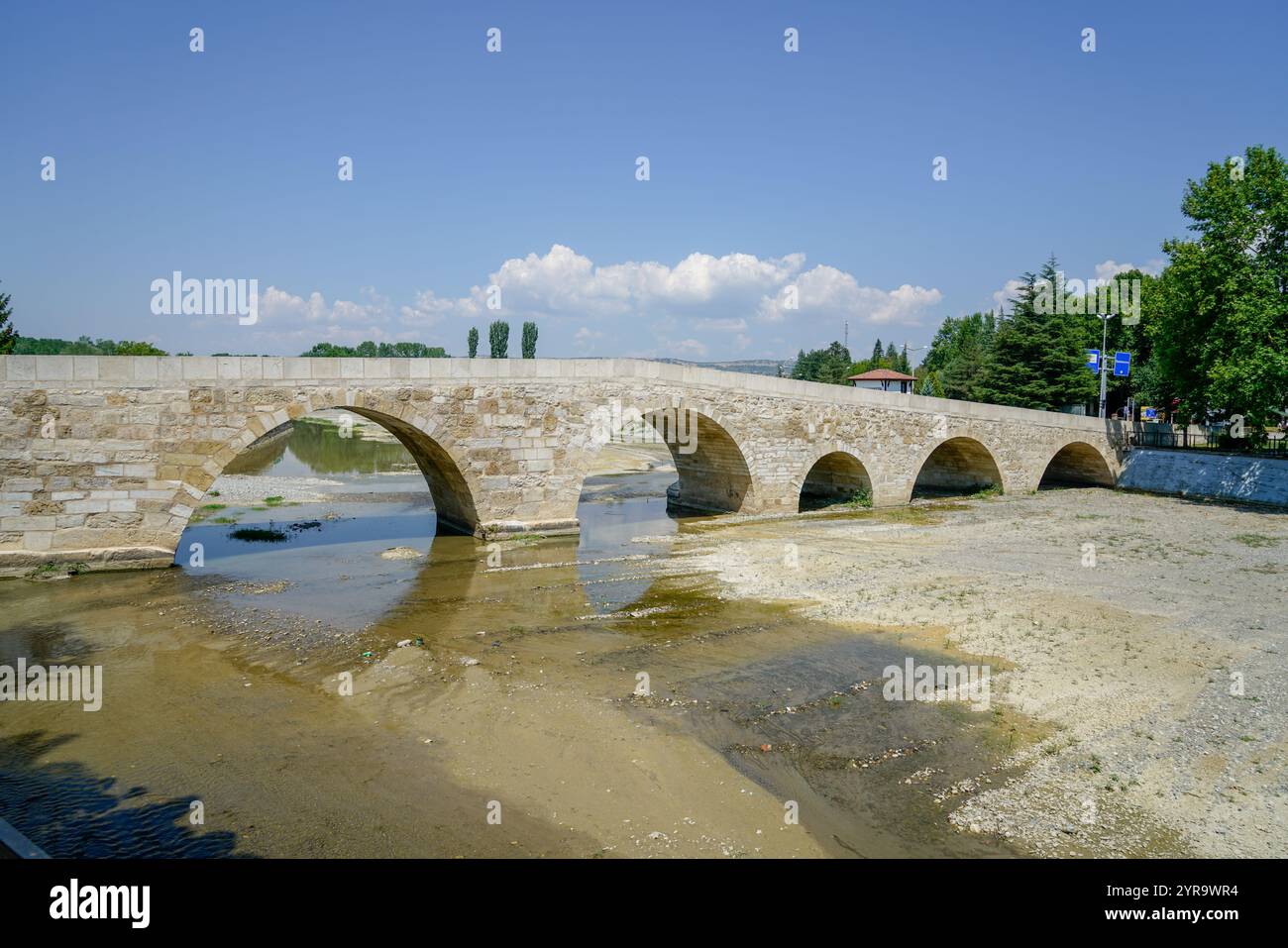 Aerial view kastamonu taskopru bridge hi-res stock photography and ...