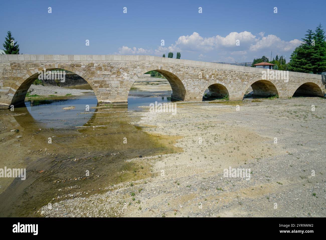 Aerial view kastamonu taskopru bridge hi-res stock photography and ...