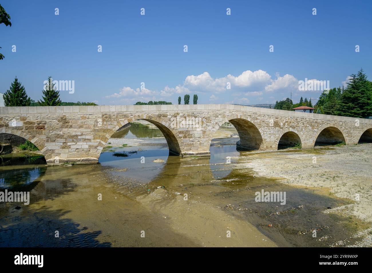 Aerial view kastamonu taskopru bridge hi-res stock photography and ...