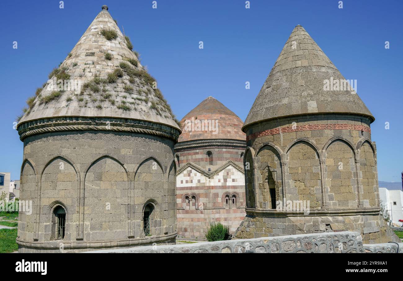 Three tombs (Turkish: Üç Kümbetler) in Erzurum. It is among the most ...