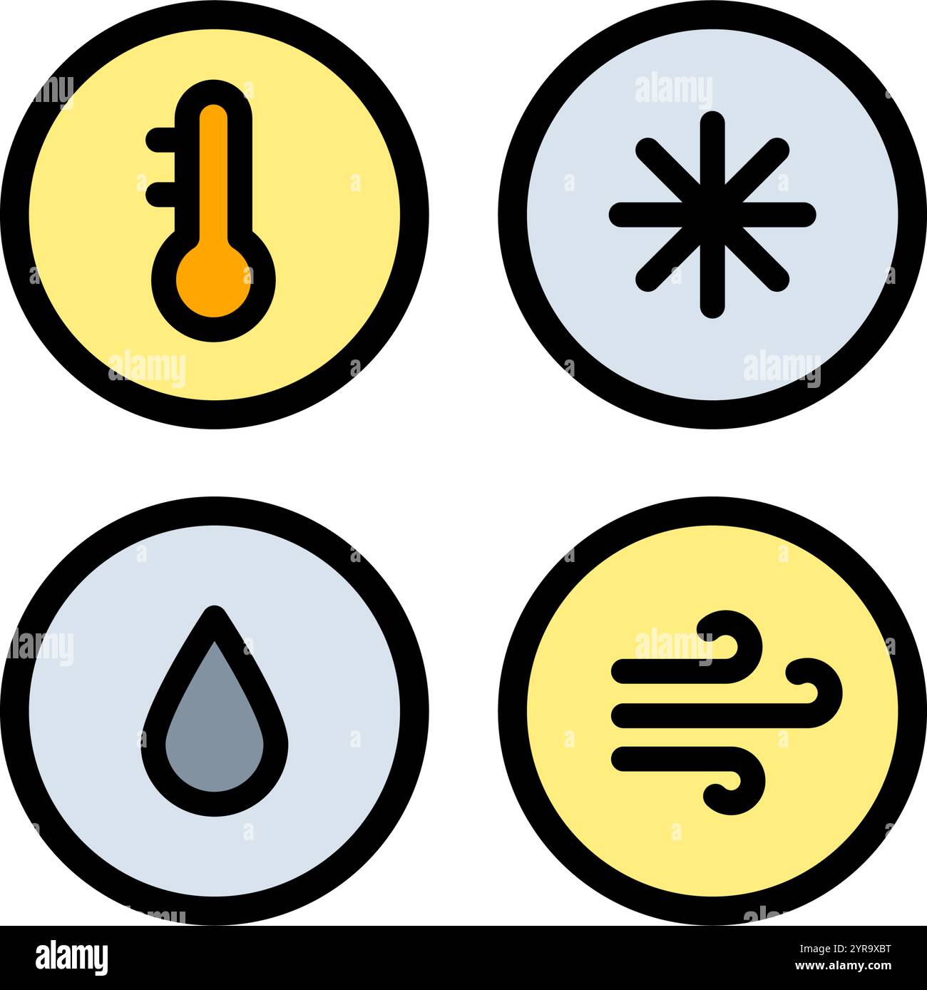 HVAC logo is heating, ventilation and air conditioning company or ...