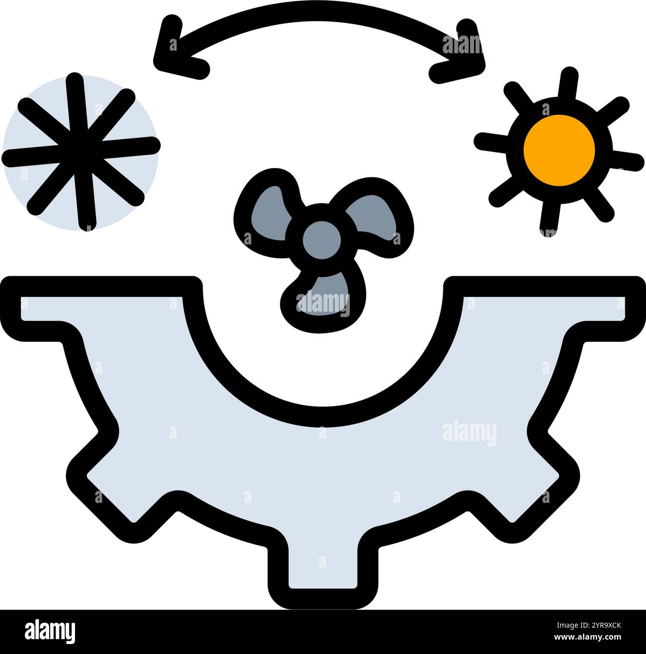 Hvac company Stock Vector Images - Alamy