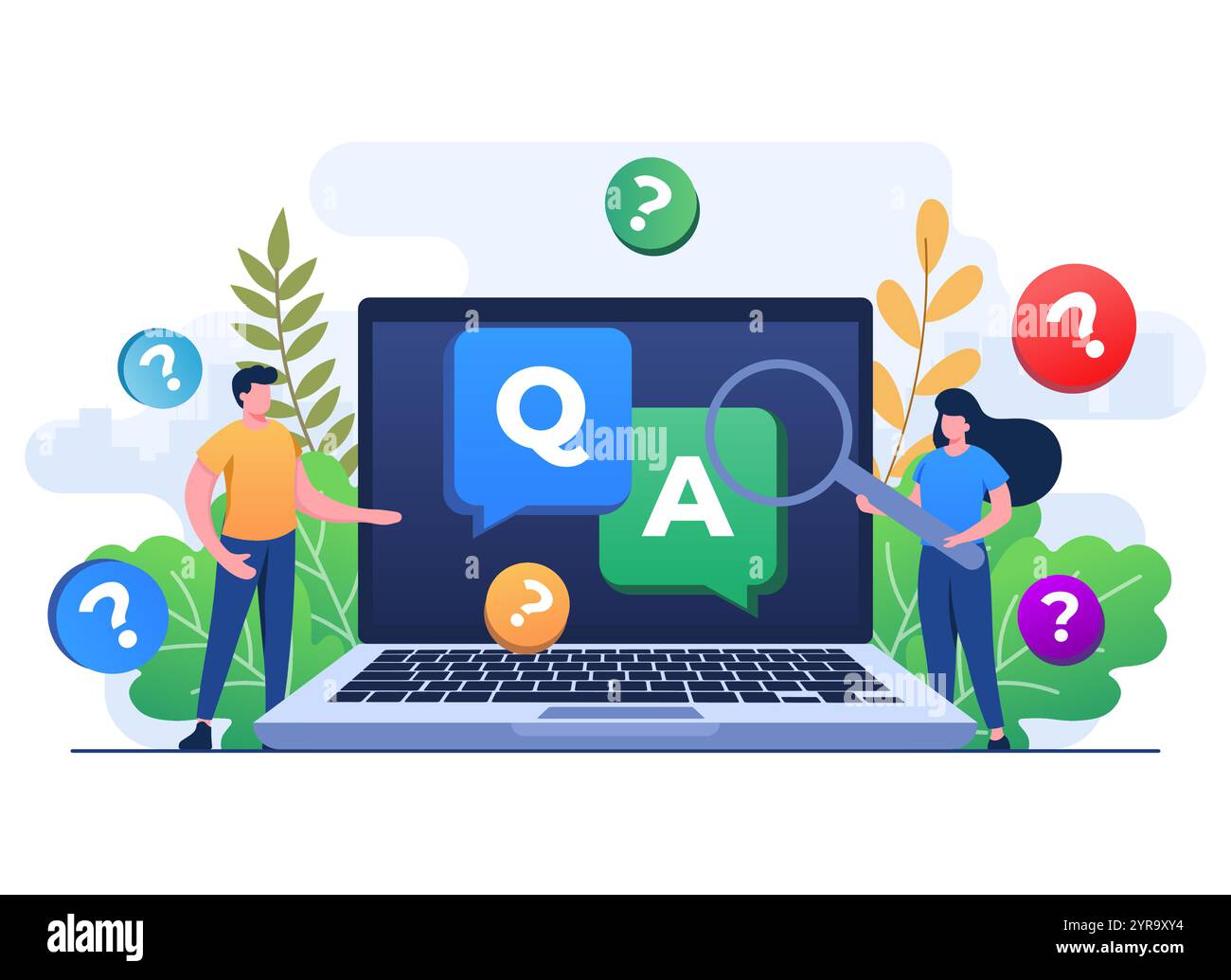 Questio vector vectors hi-res stock photography and images - Alamy